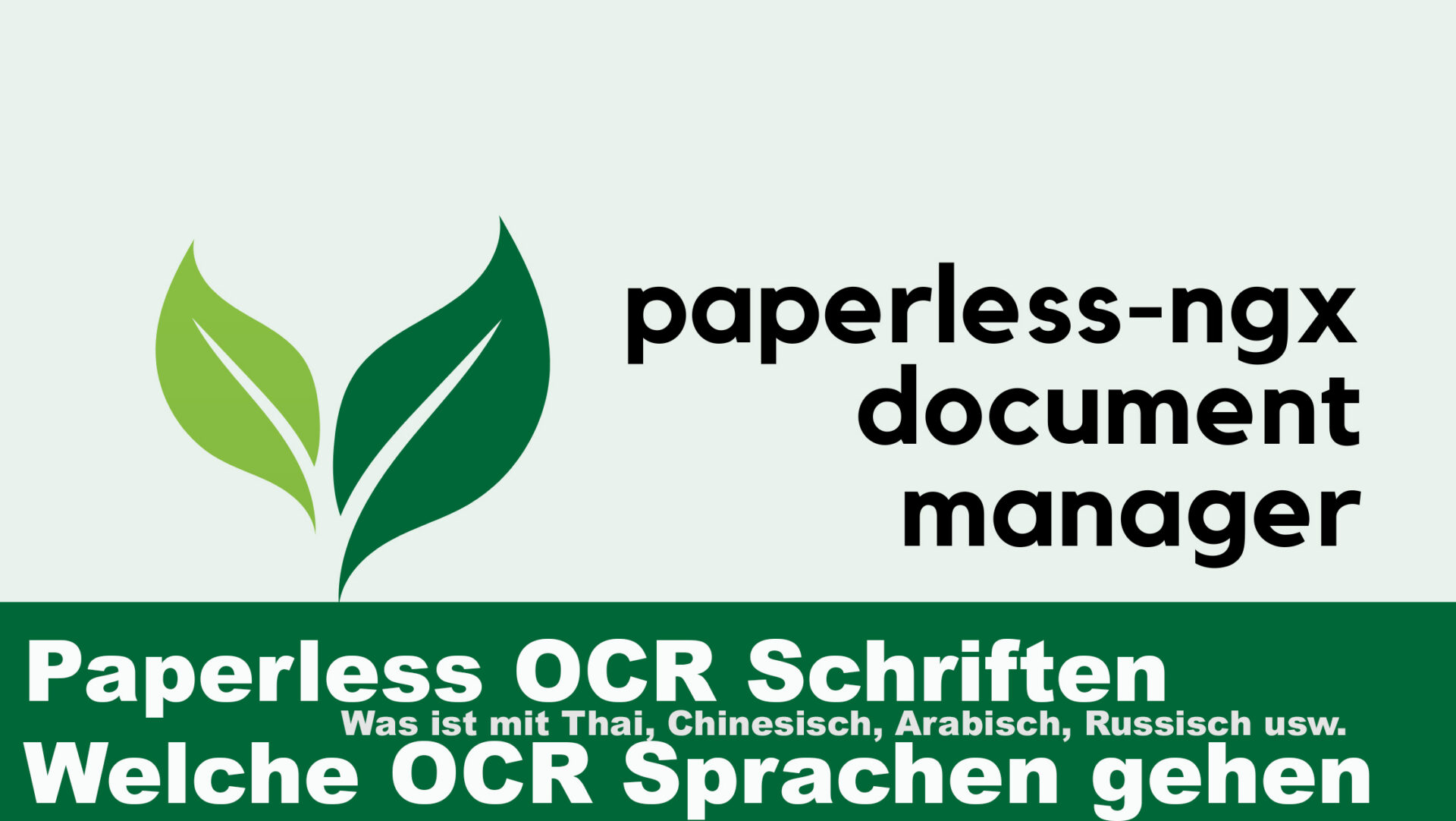 Paperless NGX Docker installation | Michael Klissner